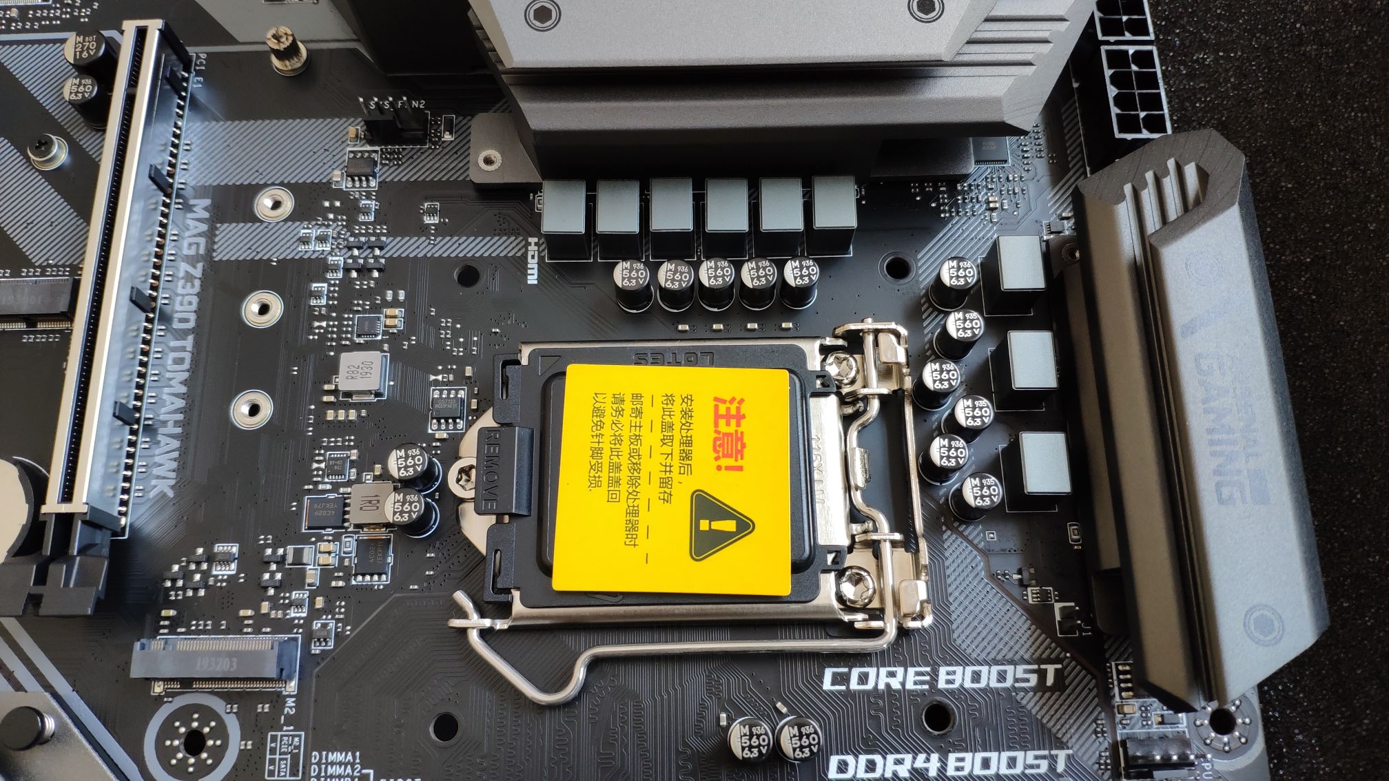 买来代替技嘉z390 gaming x的微星z390战斧简单开箱 NGA玩家社区