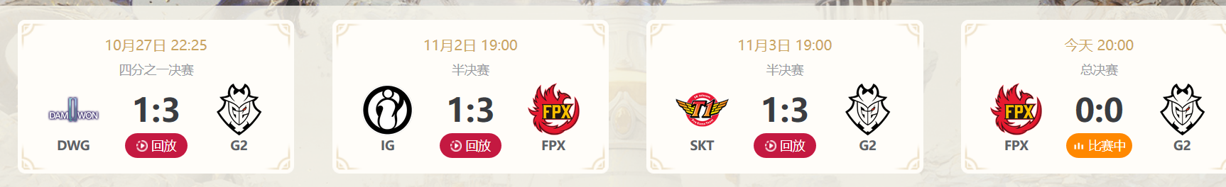 [赛事实况]预测FPX三比一G2 NGA玩家社区