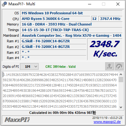 CPU/Memory性能测试软件MaxxMEM2 & MaxxPiMulti [来晒跑分吧] NGA玩家社区