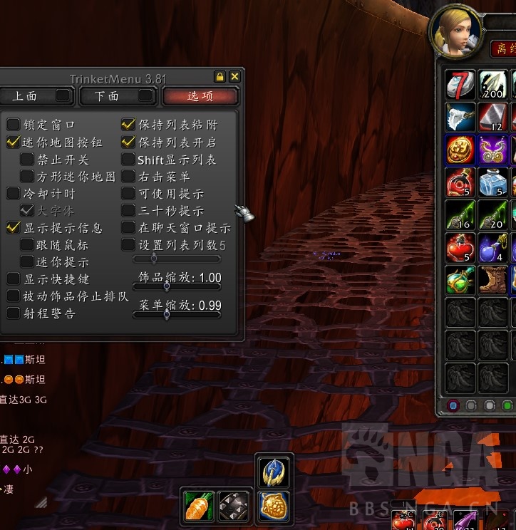 [提问请发问答区] TrinketMenu 饰品管理插件的一个问题 NGA玩家社区