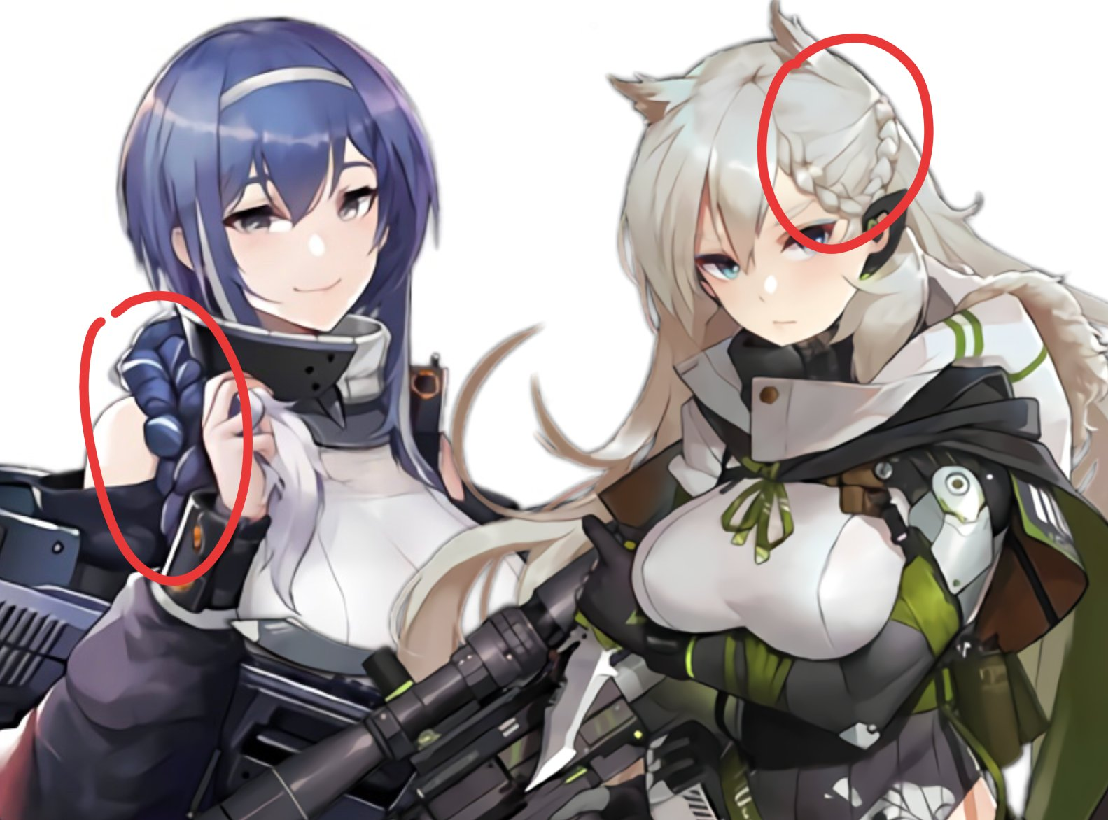 [破事氵] [推特拌匀] 蒼ぎさ太太对于DP-12和KSVK的发型分析 NGA玩家社区