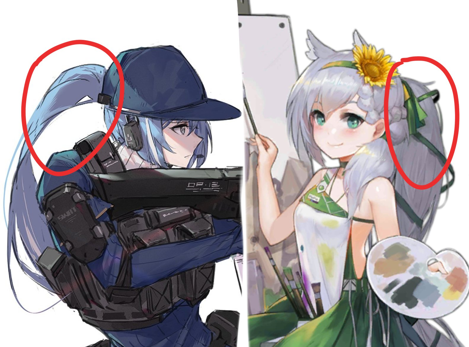 [破事氵] [推特拌匀] 蒼ぎさ太太对于DP-12和KSVK的发型分析 NGA玩家社区