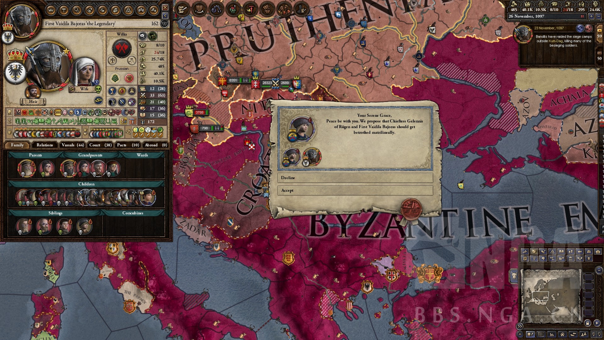 [CK2]快住手，我可是你六代祖太爷爷啊！ NGA玩家社区