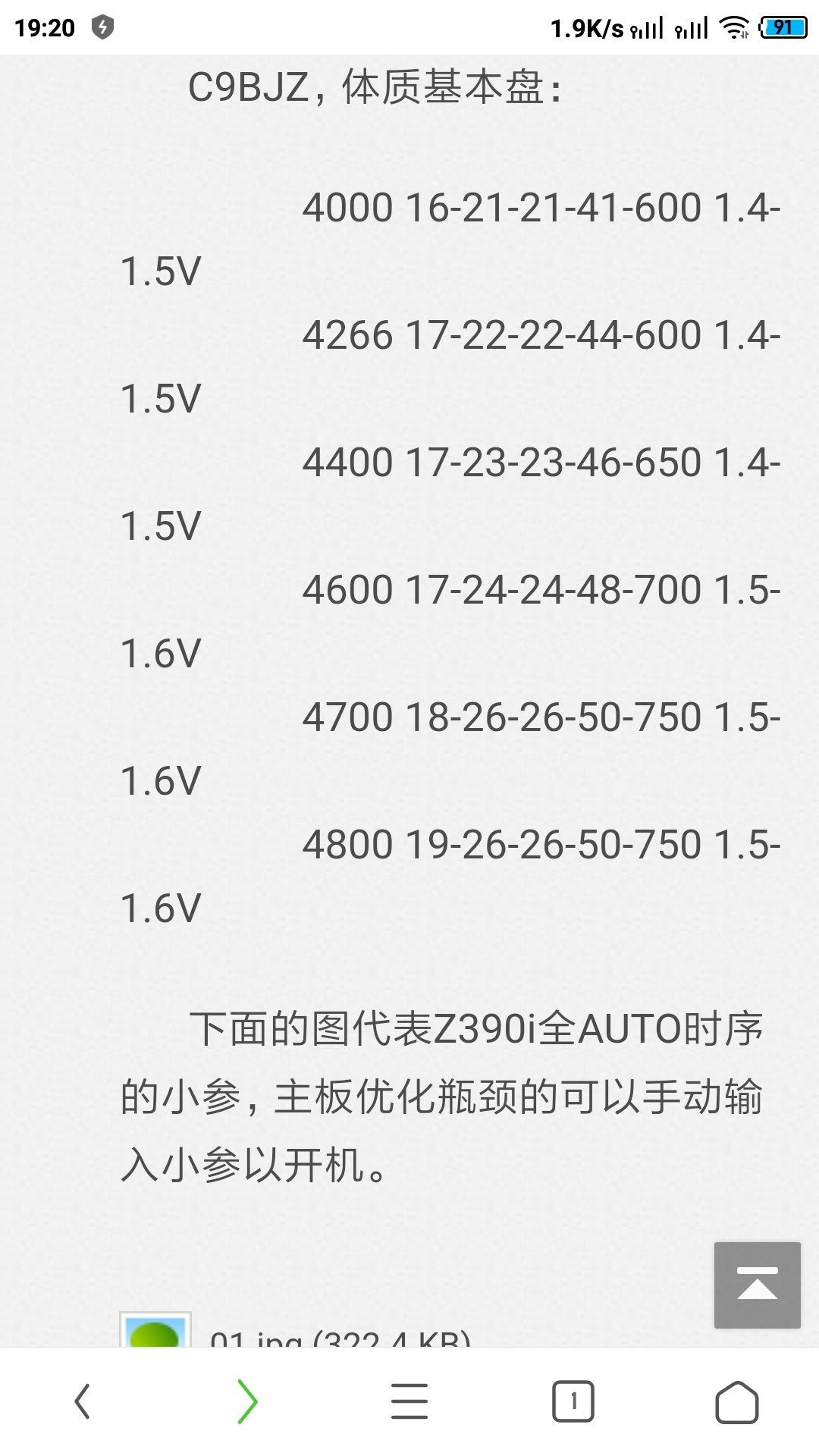 请问翼王推荐的c9bjz，3600和4000用多少时序？ NGA玩家社区