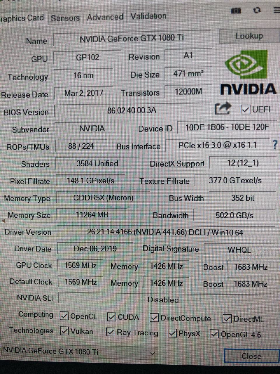 1080ti显卡性能大降到夸张 NGA玩家社区
