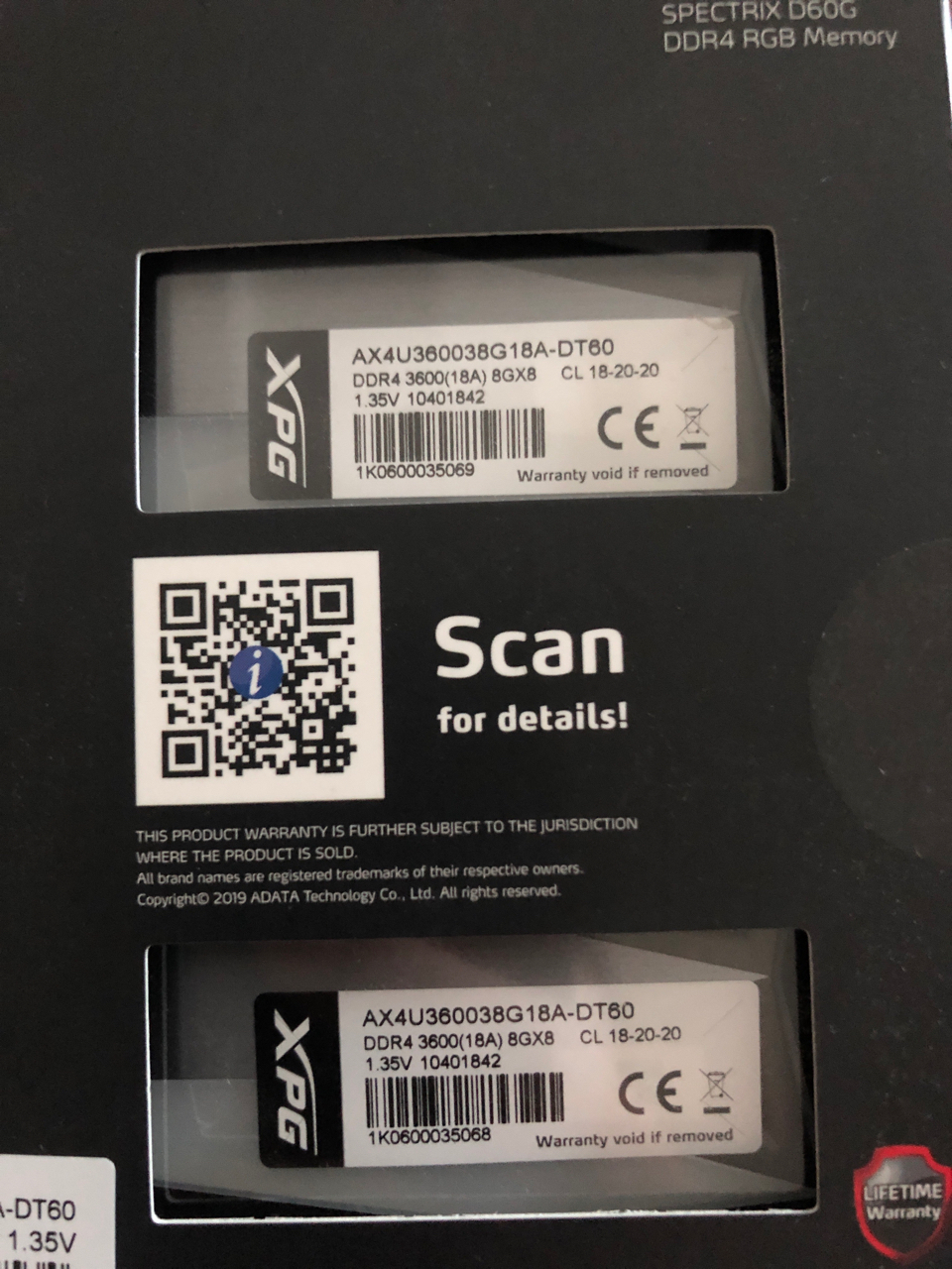 [硬件求助]威刚D60 3600退还是不退？你能帮帮我吗？ NGA玩家社区