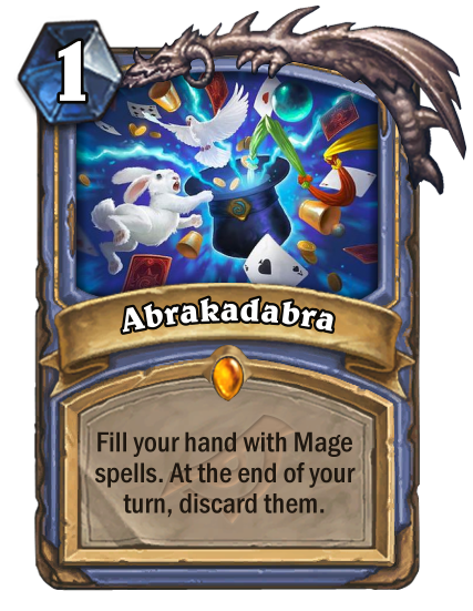 [AoO新卡讨论]官方邮件公布新卡，1费法师传说法术，将随机法师法术置入你的手牌，直到你的手牌数量达到上限，在你的回合结束时，弃掉它们 NGA玩家社区