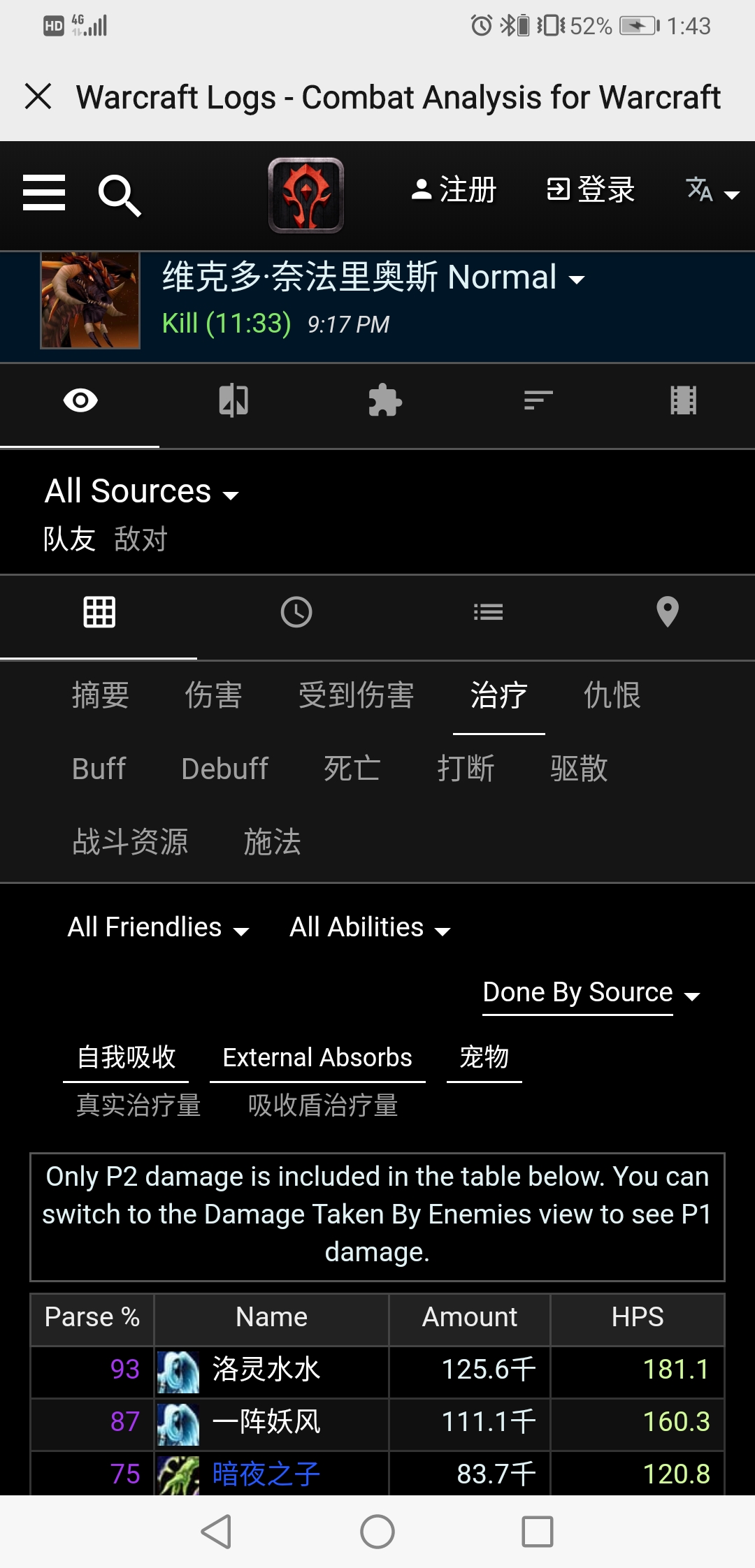 关于WCL评分统计 NGA玩家社区