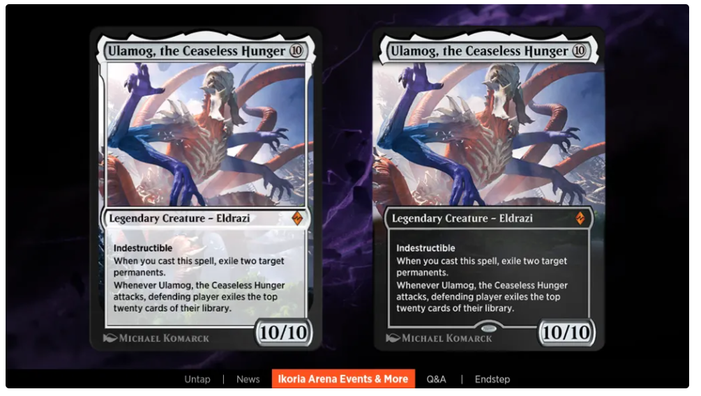 [MTGA] 史迹精选3即将上线 不休饥渴钨拉莫和非瑞克西亚抹煞兽降临 NGA玩家社区