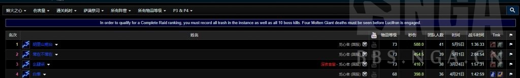 WCL国服MC元素SM排行第一，世界排名46，谁说皮卡丘不行？来干(数据野团打出来，老6过桥清了BUFF) 178