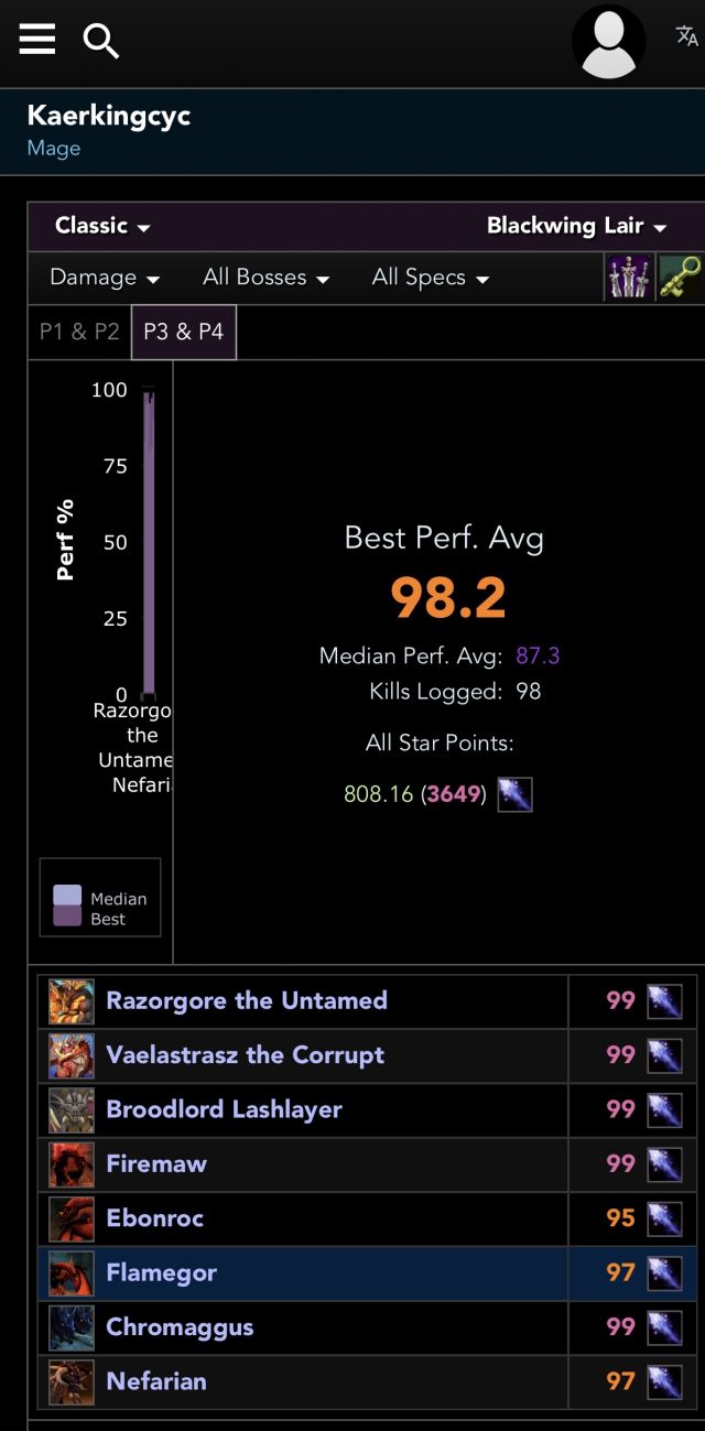 [真心求教] 炮台冰法师如何在BWL打出95以上分数？ NGA玩家社区