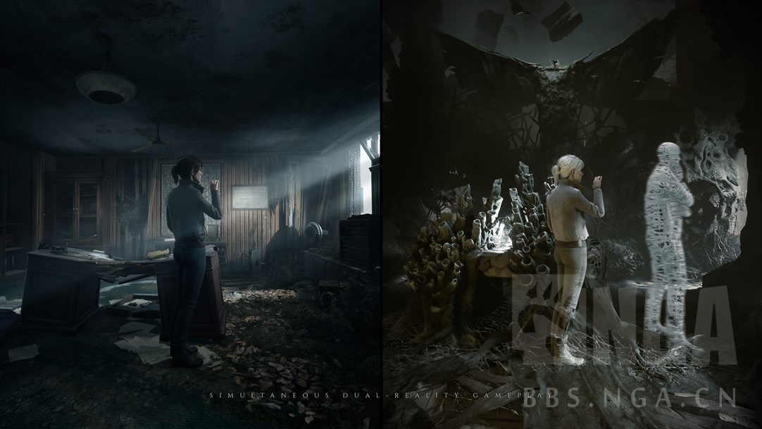 Xbox Series X独占恐怖游戏The Medium(灵媒)实机截图，两个世界直接切换(SSD高速架构) NGA玩家社区