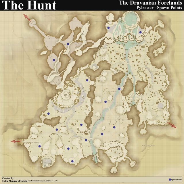 [狩猎攻略]2.0 A怪分布地图(3.0施工中) NGA玩家社区