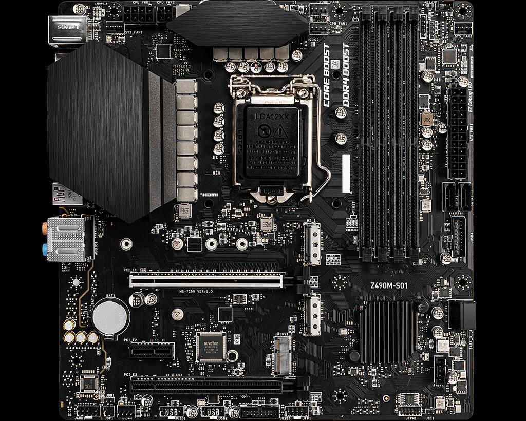 低端主板屠杀者微星s01终于出来了，900出头的中端配置定位z490主板你怕了吗 NGA玩家社区