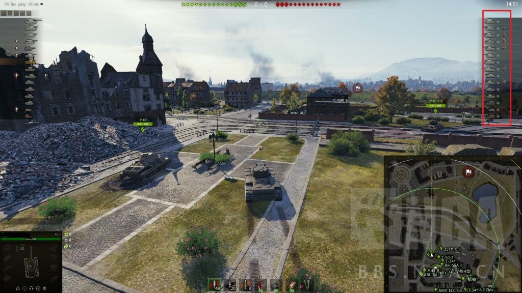 [wot国服][1.10.0][战斗辅助]敌人点亮状态/面板点亮提示 NGA玩家社区