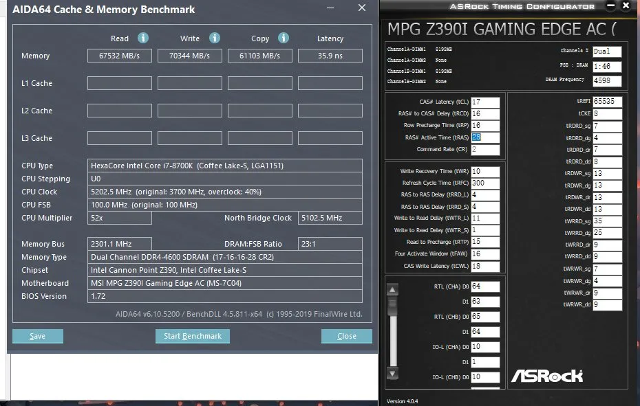 各位大佬救命啊，我9700k 内存延迟这么高？ NGA玩家社区