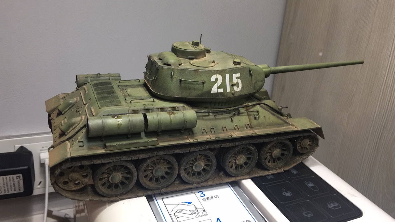 [拼装]抗美援朝中的英雄坦克：麦田1/35 215号T34/85 NGA玩家社区