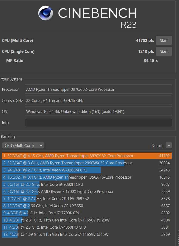 Cinebench R23出了，来晒跑分 178