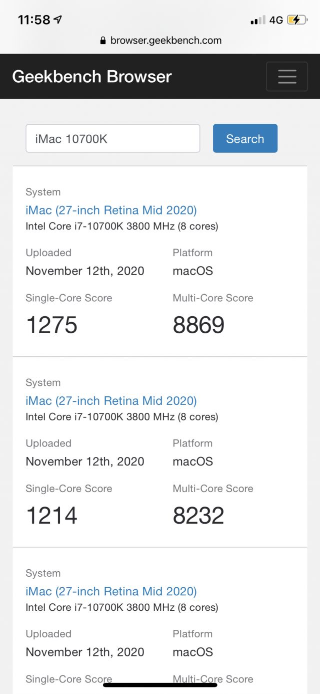 10700K 和 Apple M1 跑分对比 NGA玩家社区