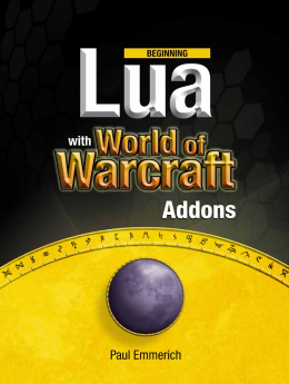 [资料] [教程] [翻译] [合集]Lua与魔兽世界插件——《Beginning Lua with World of Warcraft Addons》 178