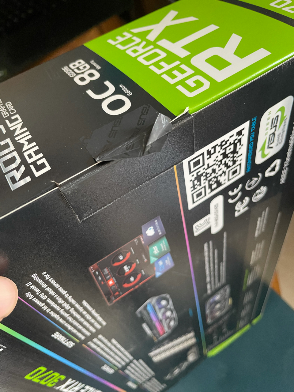 狗东刚到的3070，这包装是不是被人开了？ NGA玩家社区