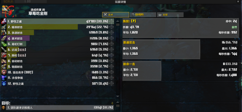[数理研究] [射击] [PVE] [9.0]射击猎人百发内技能数量与急速对照表(更新M1实战日志) NGA玩家社区