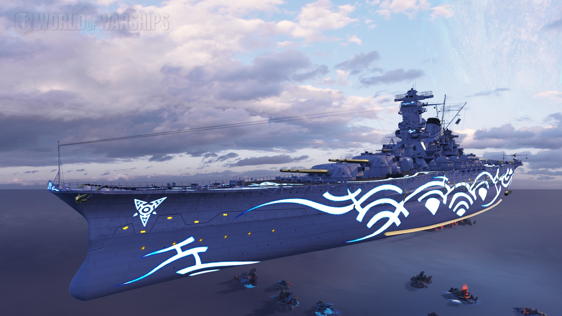 [WoWS周边] [战舰涂装MOD] ARP-海雾敷岛 NGA玩家社区