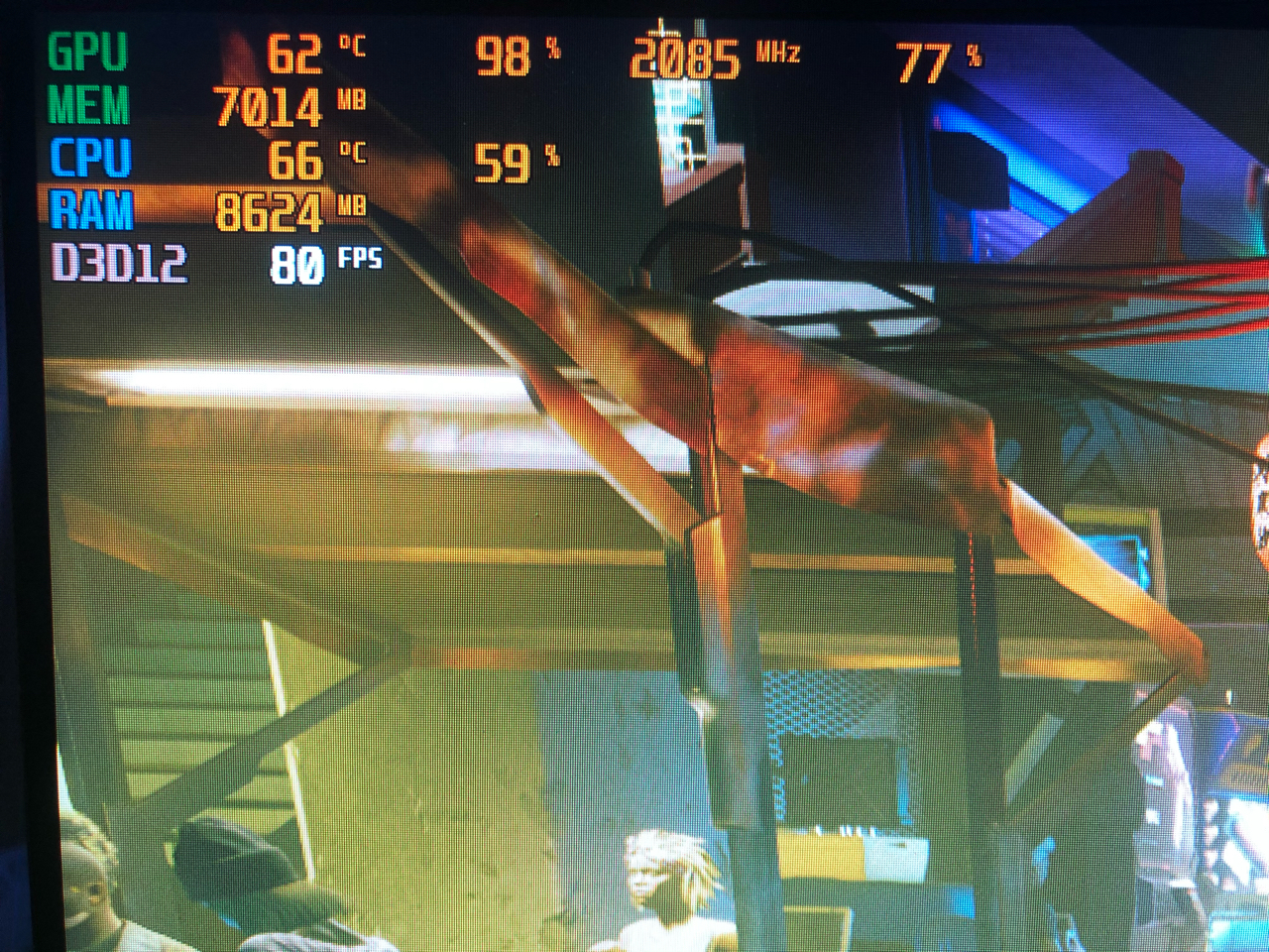 玩2077时 3080的频率 NGA玩家社区