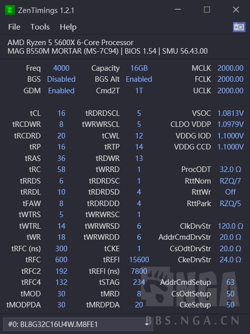 c9bjz 5600x 4000频率作业 NGA玩家社区