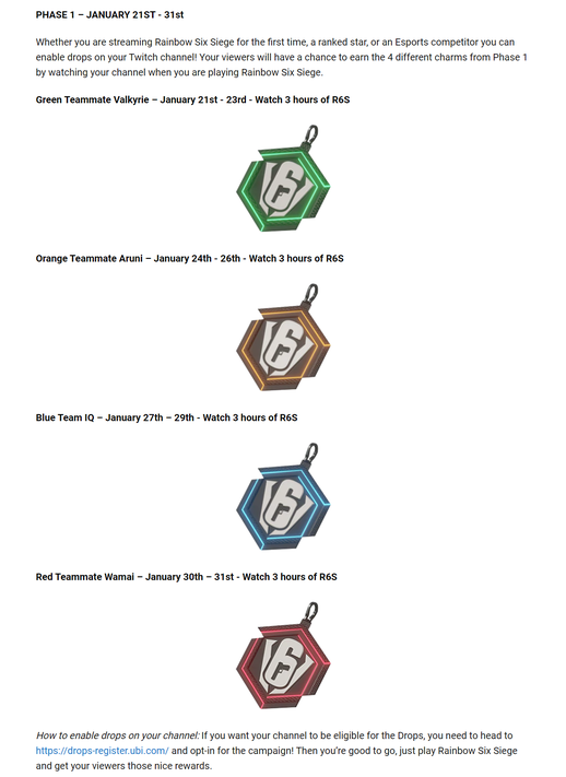 [育碧活动] Twitch Drops！观看彩虹六号2021国际邀请赛可获挂件、活动包、同捆 NGA玩家社区