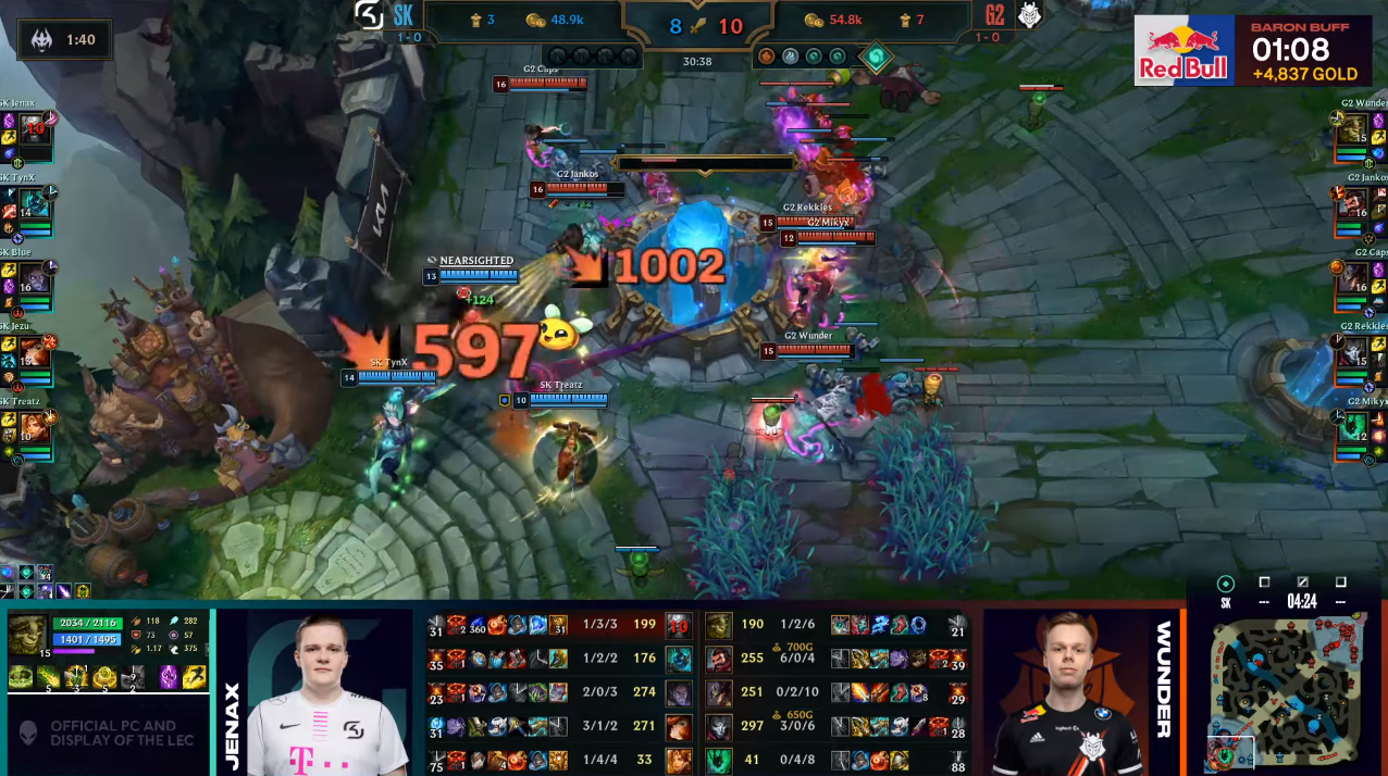 [联盟赛事] G2继续统治LEC春季赛，欧洲文艺复兴艾翁上单 NGA玩家社区