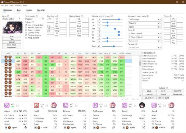 [攻略氵] Fribbels 装备配置最佳化系统 178