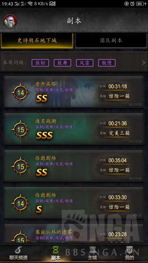 [雷区要有爱] [复仇] [讨论] 通灵战潮个人认为最优路线MDT(前三BOSS都有傲慢)分享 NGA玩家社区