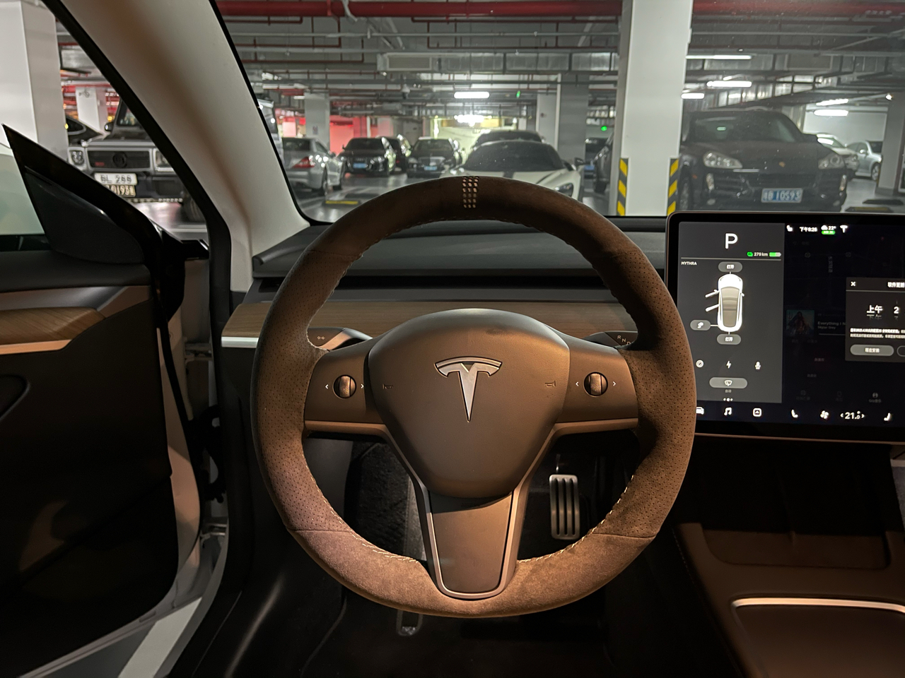 [车版专栏-提车作业] Model 3 P提车&内饰改色 NGA玩家社区