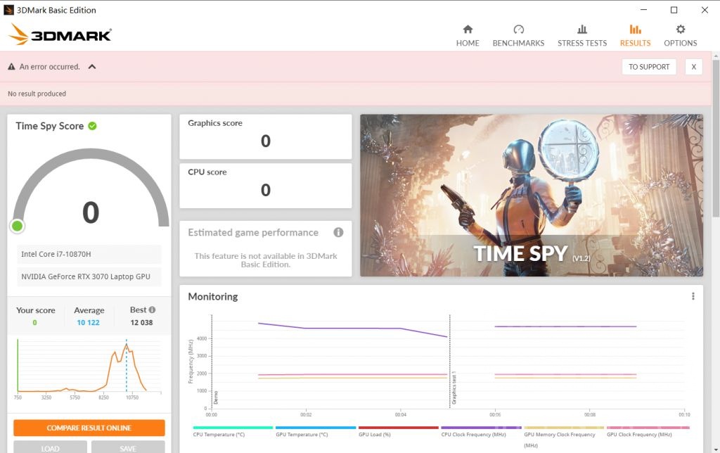 [求助]3DMARK一跑就出错 NGA玩家社区