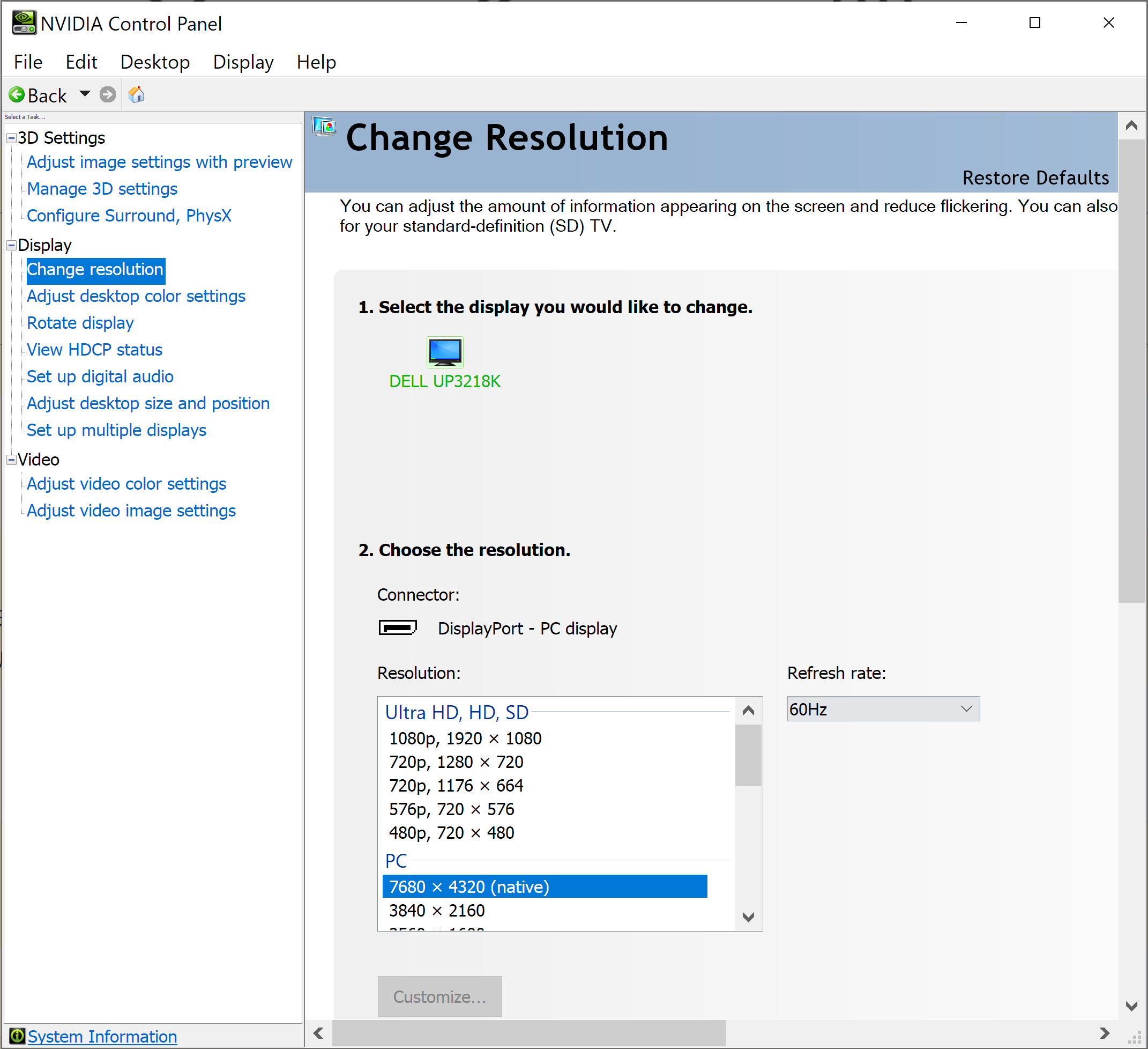 分辨率下无4K选项 NGA玩家社区