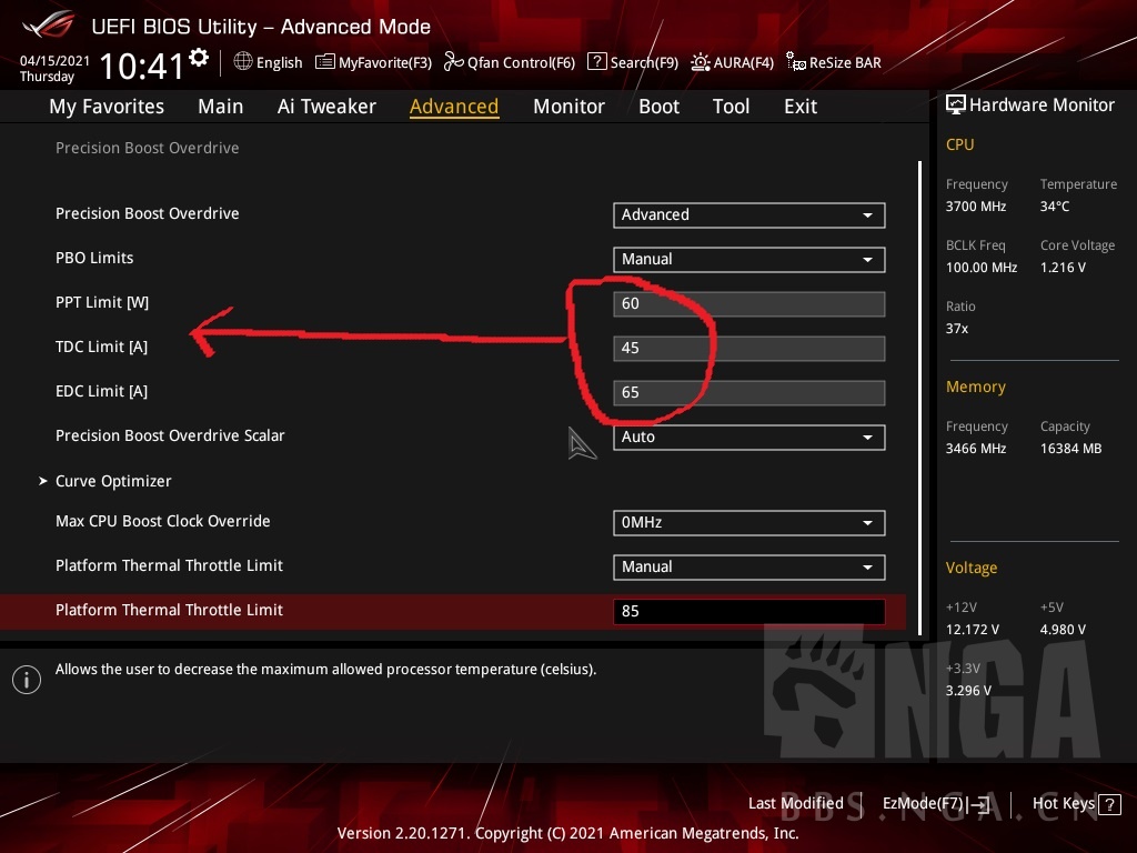 [CPU-5600X] PBO2温度和效能最佳状态的功耗墙分享 178