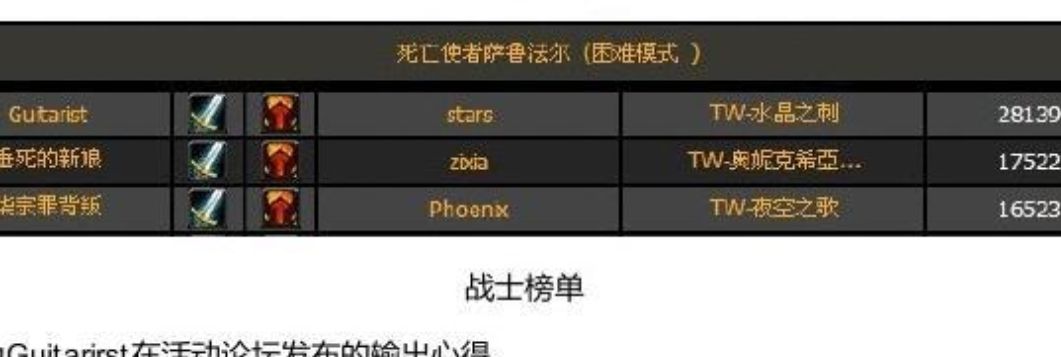 [杂谈] (WLK相关)总是有人吹WLK后期的火法多牛B 178