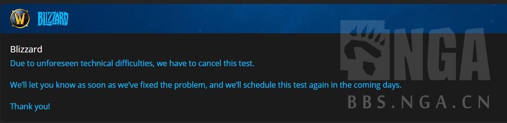 [蓝贴] [TBC相关] KLZ测试取消了 NGA玩家社区