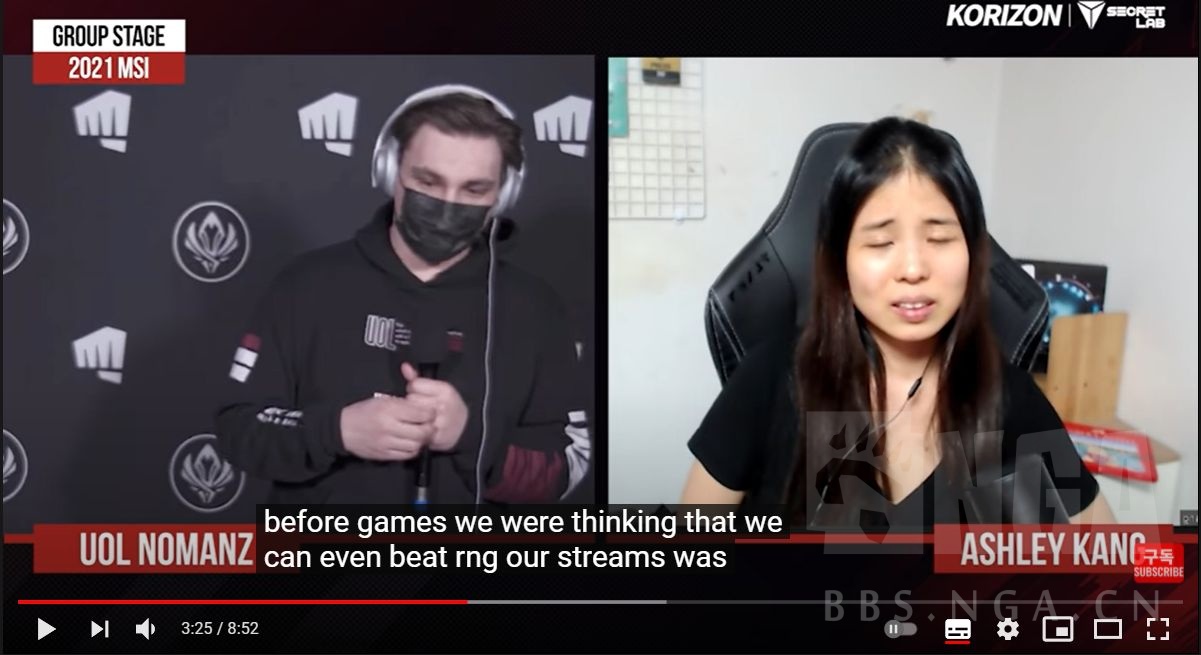 [赛后讨论] UOL中单受采访时说自己训练赛情况超好还以为能赢RNG，那么问题来了 NGA玩家社区