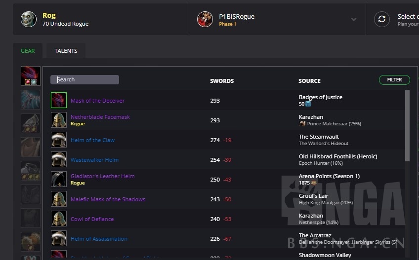 [TBC] 比蛋刀更强大的是数据分析：TBC盗贼DPS模拟器&跑分结论(v2.0.55版夜色之刃掉落神坛) NGA玩家社区