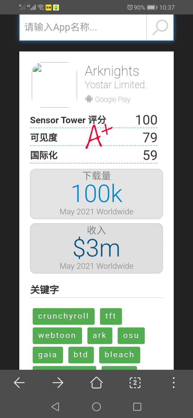 sensor tower 5月流水TOP10 NGA玩家社区