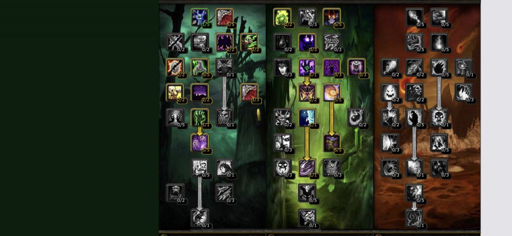 求一个tbc术士的PVP天赋！ NGA玩家社区