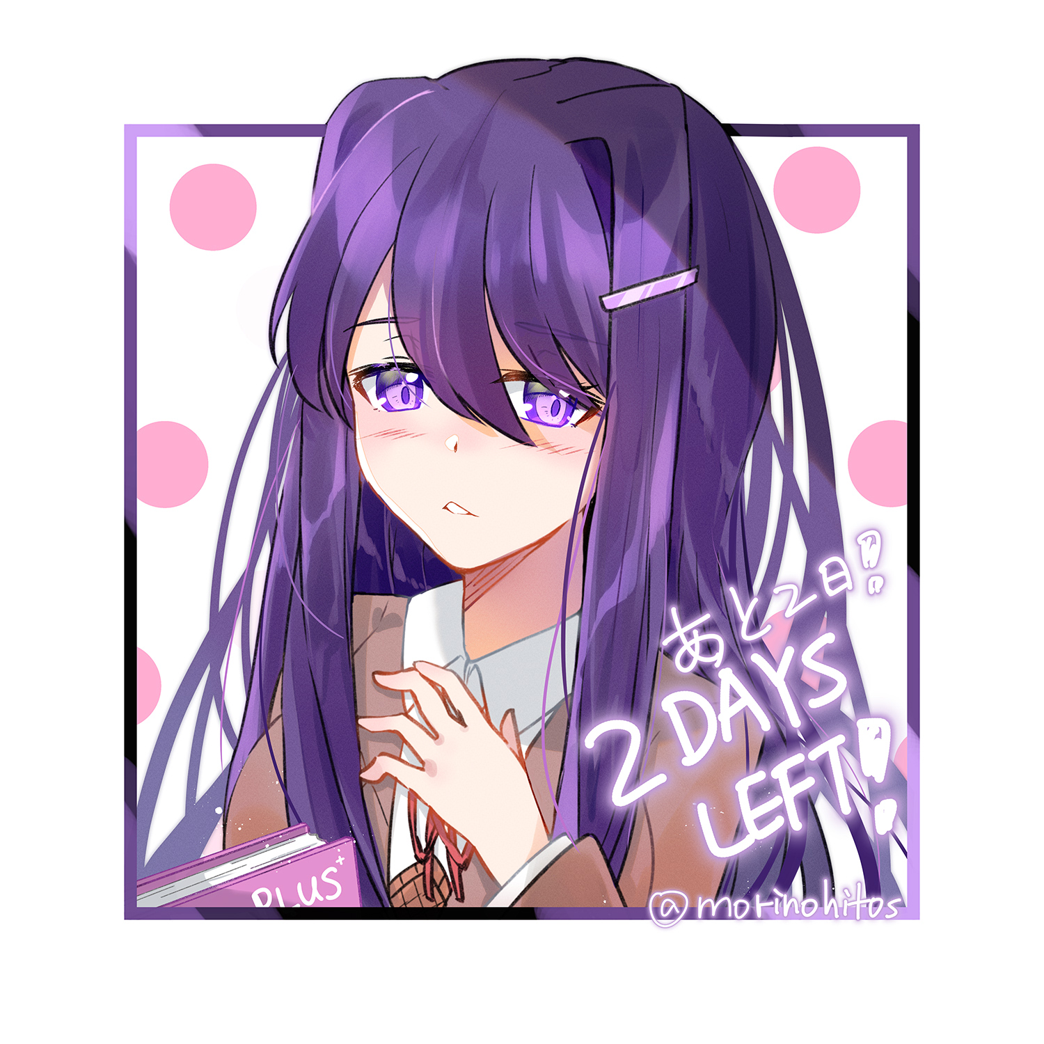 [同人] DDLC心跳文学社 Plus 还有几小时就发售啦，发一下画的倒计时同人图 NGA玩家社区