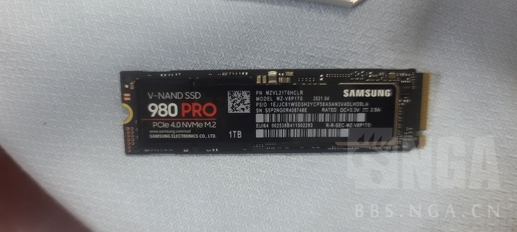 [其他问题] 差点归西的三星980pro NGA玩家社区