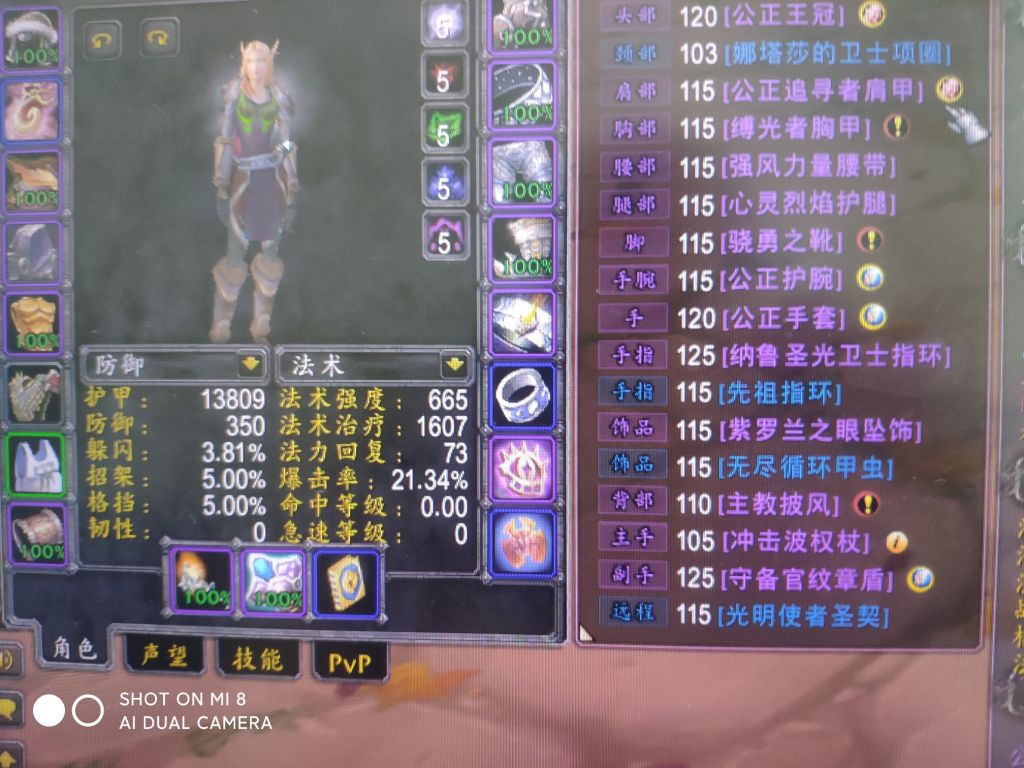 [60-神圣][PVE]TBC奶骑当前阶段附魔和宝石的选择 NGA玩家社区