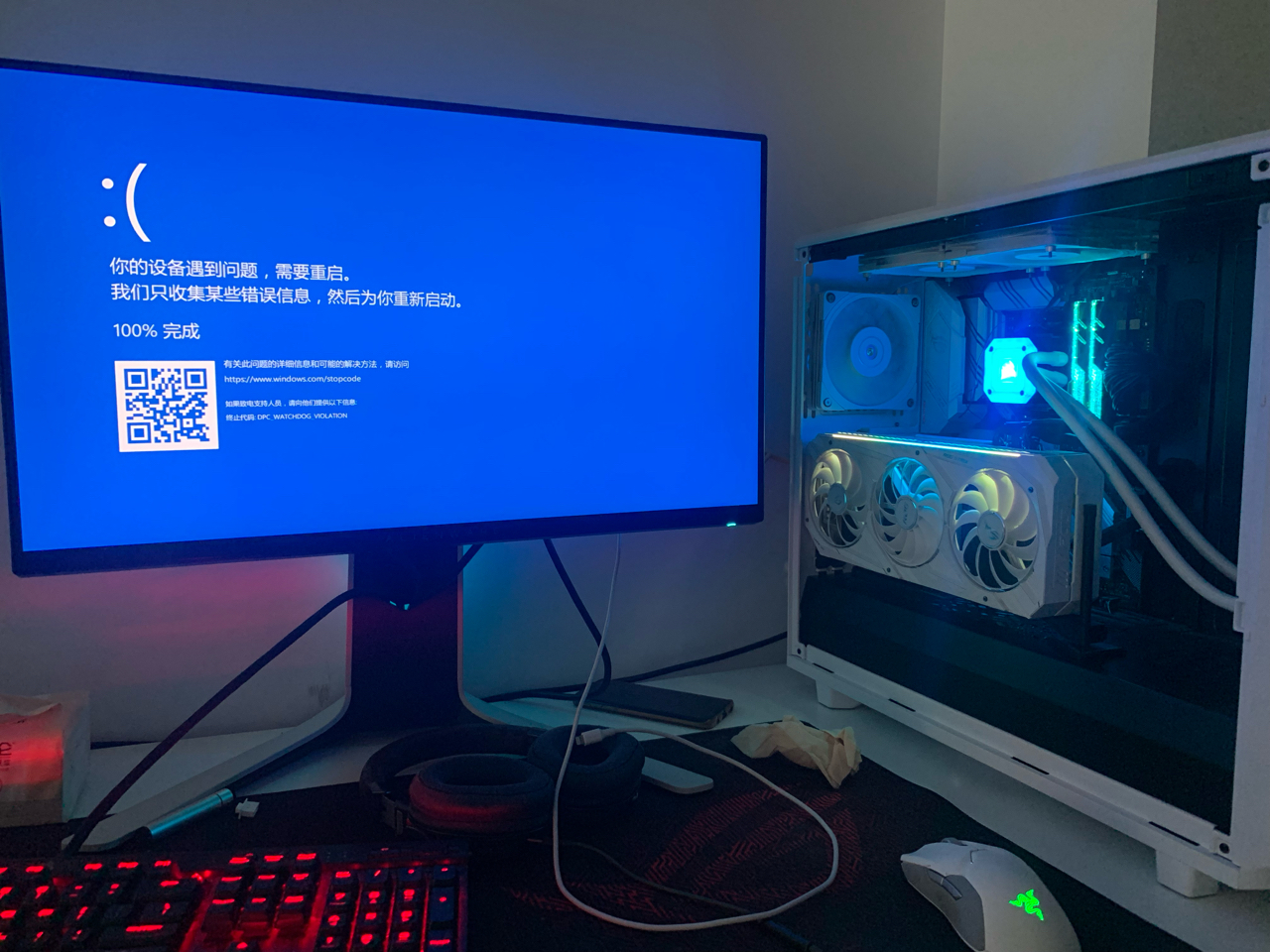 3080白猛禽+5800x老是蓝屏 NGA玩家社区