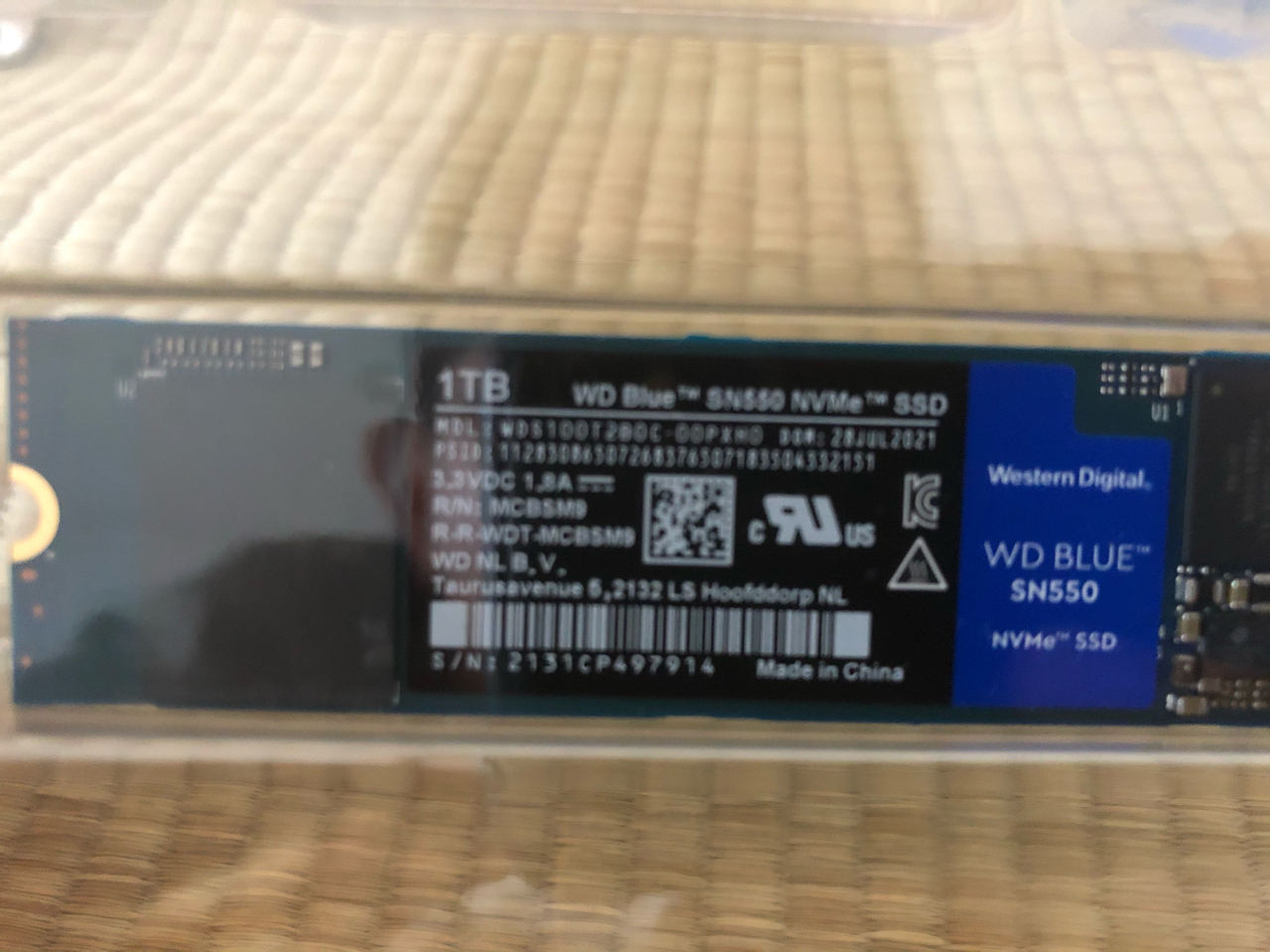 求助，西部数据sn550蓝盘sn码不存在 NGA玩家社区