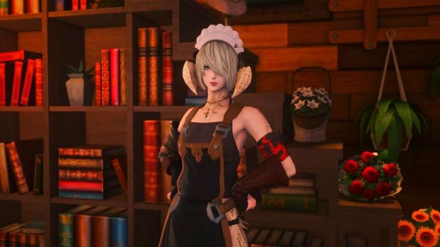 [发型氵]随手拍了一下龙娘3号脸用2B发型的效果图...(有正侧面) NGA玩家社区