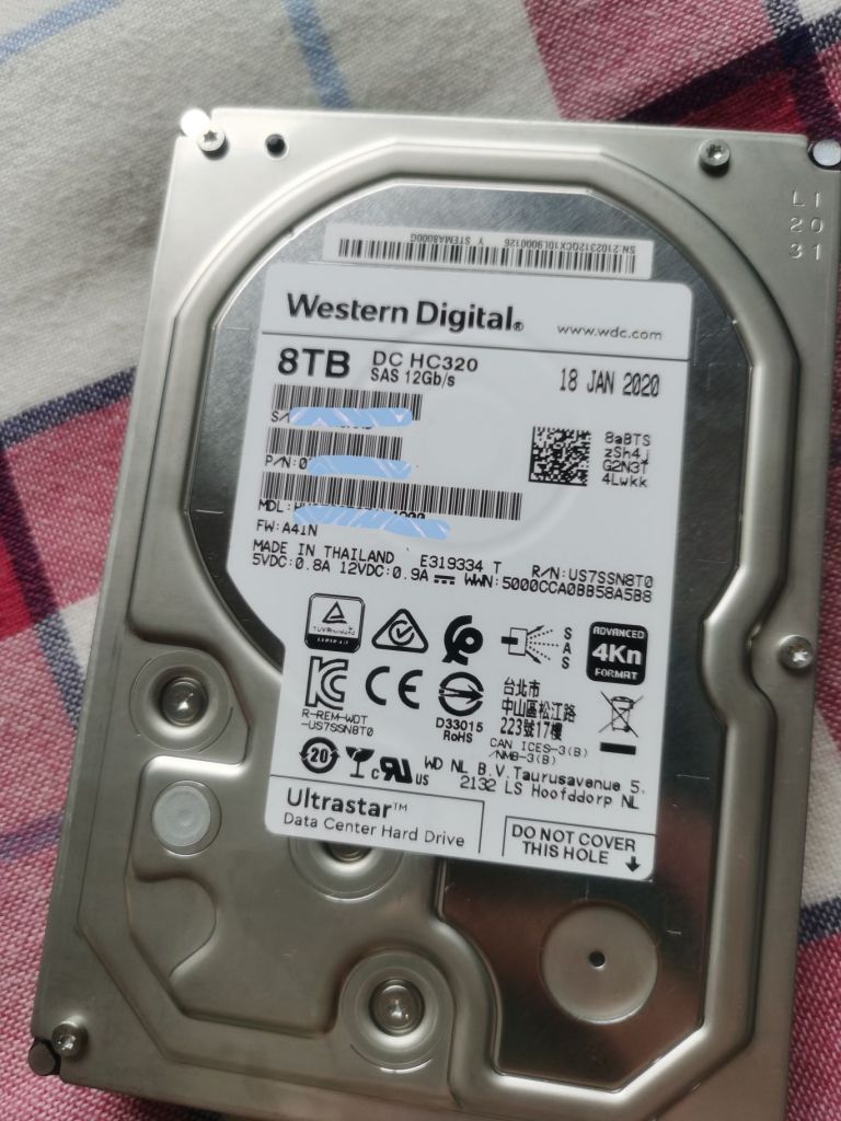 SAS接口的8T盘好出吗？ 178